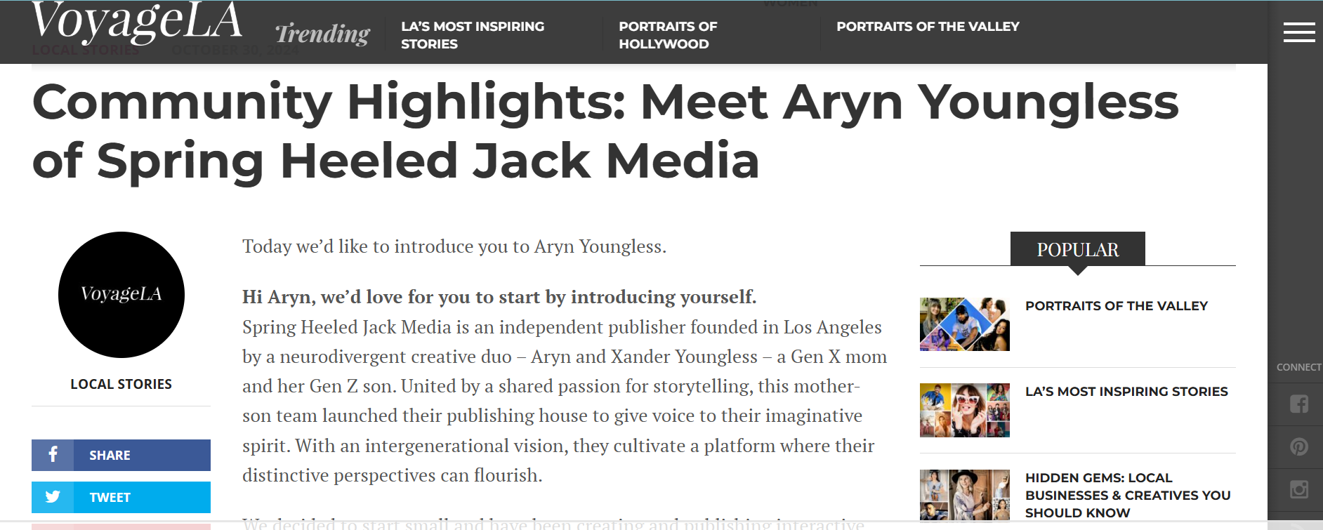 About – Spring Heeled Jack Media